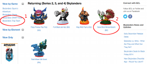 Figure Compatibility - Skylanders Character List