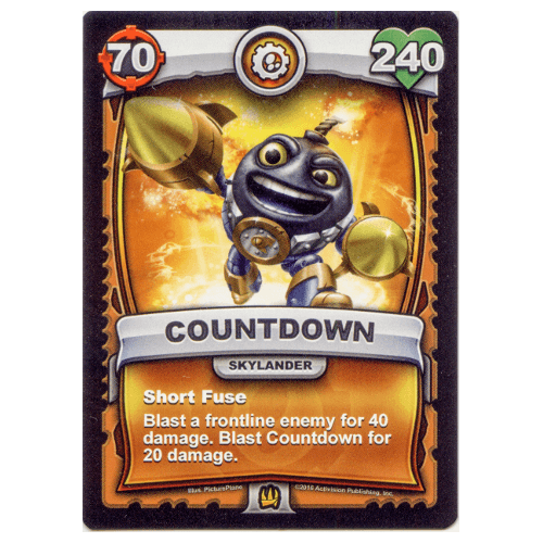 Countdown (Skylander) - Skylanders Character List