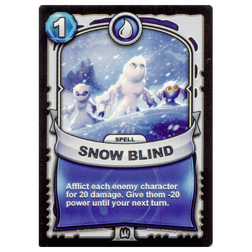 Snow Blind (Spell) - Skylanders Character List